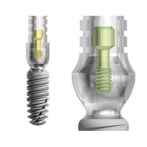 Titanium implant abutment - IN-KONE® - Global D - zirconia / external ...