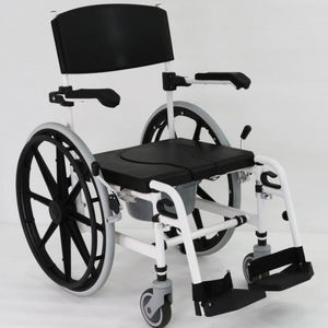 Commode chair with armrests - BES-BS039a - Besco Medical - on casters ...