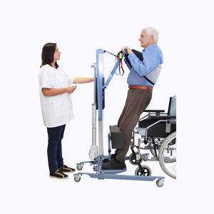 Manual stander - BLUE EASYLEV - Nausicaa Medical