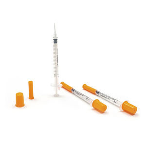 Insulin syringe - Shandong Wuzhou Medical Equipment - 0.5 ml / rubber ...