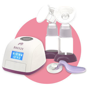 Electric breast pump - Breeze Pro - Rumble Tuff - double