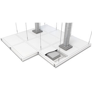Cleanroom modular ceiling - T-Grid - Clestra