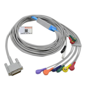 Ultrasound probe ECG cable - B-KZ1E10R - Med Accessories