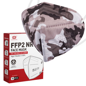 FFP2 safety mask - Connexions Technology - black / pink / non-woven