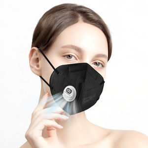 FFP2 safety mask - Connexions Technology - black / pink / non-woven