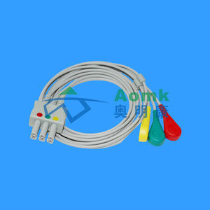ECG cable - DB15-Snap - Shenzhen Aomingkang Electronic Co.,Ltd