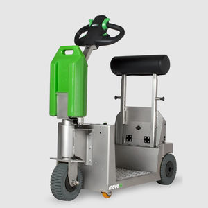 Medical trolley electric tug - TT1500-T-Inox - Movexx International BV ...