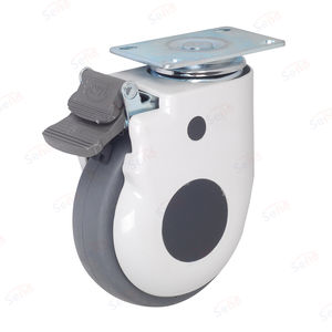 Hospital bed wheel - HB01-03D-125TPR-G - Zhongshan Seño Casters and ...