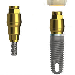 Titanium implant abutment - ORBIT - BIONICA - internal / straight / screw