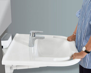 Hygiene area hand wash basin - Adaptline - ROPOX - 1-station / wall ...