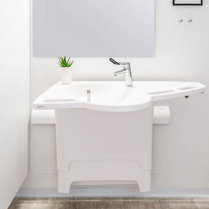Hygiene area hand wash basin - SlimLine - ROPOX - 1-station / wall-mount