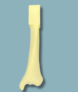 Tibia anatomical model - 03-15-01 - ADDIDREAM - training / foam / yellow