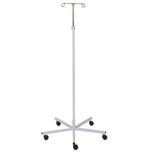 IV pole on casters - SHDV-E - Zapovit - 2-hook / telescopic / with ...