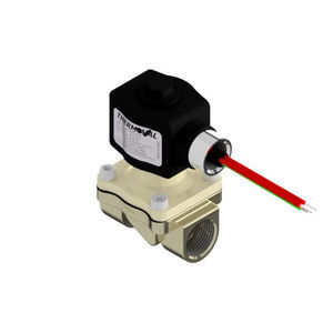Gas valve - 3/4" NPT - Thermoval - solenoid / stainless steel / brass