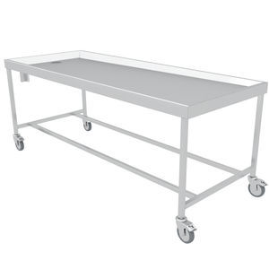 Mortuary washing table - N3-102-1 - ALVO Medical - rectangular / height ...