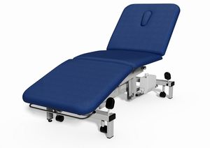 Manual massage table - 2702 - EMS Physio - portable / with headrest / with armrests
