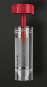 Feces sample container - 25160 - F.L. Medical - polypropylene / with ...