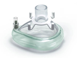 PVC anesthesia mask - 20165 - Hsiner - disposable / with valve