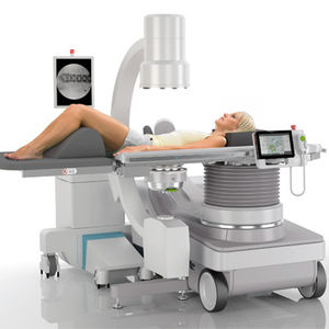 Extracorporeal lithotripter / floor-mounted / with endoscopy column ...