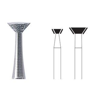 Dental burr - 490 - Edenta - diamond / grinding