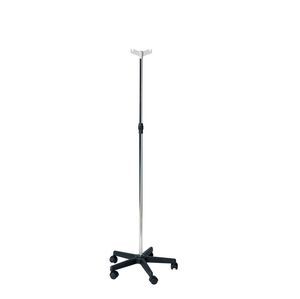 IV pole on casters - Sun-IV09 - Sunflower Medical - 4-hook / stainless ...