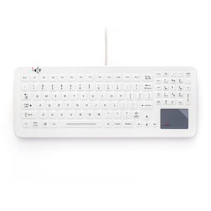 Medical keyboard with numeric keypad - SLK-101C-M - IKEY - silicone ...