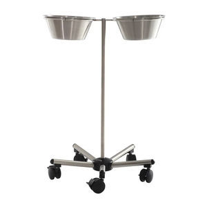 Double bin surgical basin stand - MSK 7010 - MIXTA - trolley-mounted ...