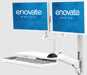 Medical computer workstation - e550 Lite - Enovate - wall-mounted