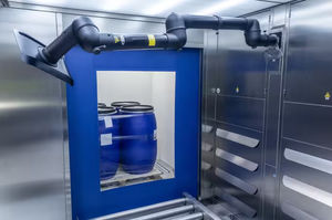 Cleanroom transfer hatch - WIBOclean - Weiss Technik - decontamination