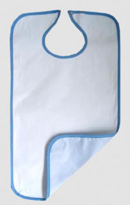 Reusable medical bib - CLASSIC PLUS - Goflor® - adult / blue