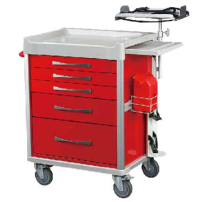 Trolley with defibrillator shelf, Cart with defibrillator shelf - All ...