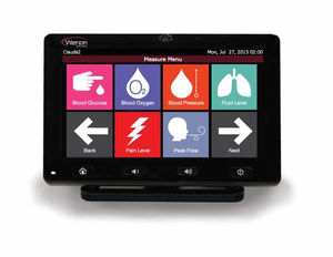 Telemonitoring system with touchscreen, Telehealth system with ...