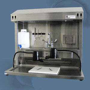 Grossing laboratory workstation - GL115 - Mortech Manufacturing - floor ...