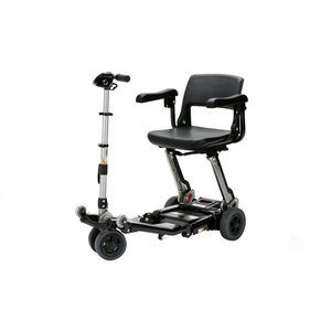 Electric wheelchair - Luggie - indoor / folding / white