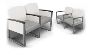 Waiting room sofa - Element™ - Norix - 3-seater