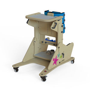 Pediatric standing frame - Supro - G and S Smirthwaite Ltd. - on casters