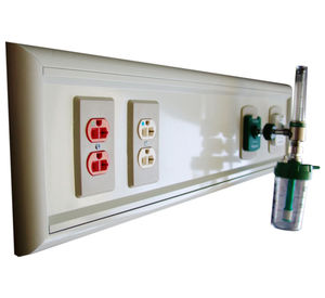 Horizontal bed head unit - Arigmed - wall-mounted