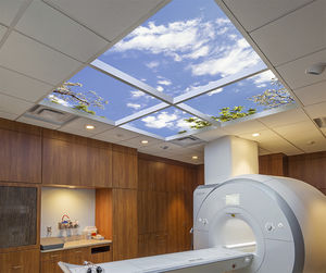 Ceiling-mounted LED panel - Aperture ™ - Sky Factory - with graphic ...