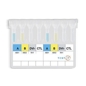 Blood typing test kit - TG117 - Turklab Tibbi Malzemeler San. Tic. A.S.