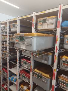 Modular shelving unit - Rayonnage ISO Modulaire - MATTTEO - for basket ...