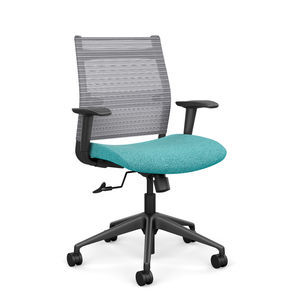 Office chair with armrests - Sona - IDEON - on casters / height ...