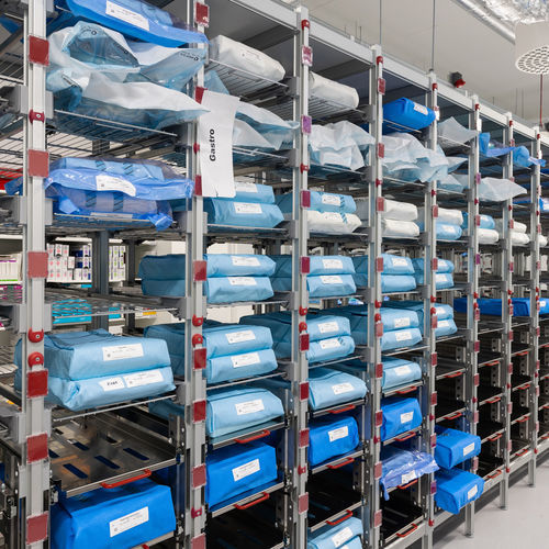 Modular storage rack - SLS-CSPS - Pegasus Medical Concepts - stainless ...