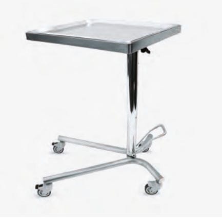 Stainless steel instrument table - MAYO-RT - Nuova BN