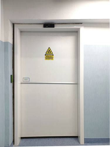 Radiation protection door - HOSPITAL DIVISION - shielded / for ...