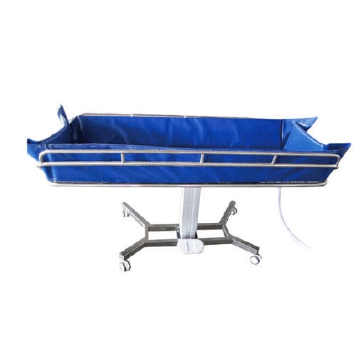 Manual shower trolley - BIPT008W - BiHealthcare - pediatric