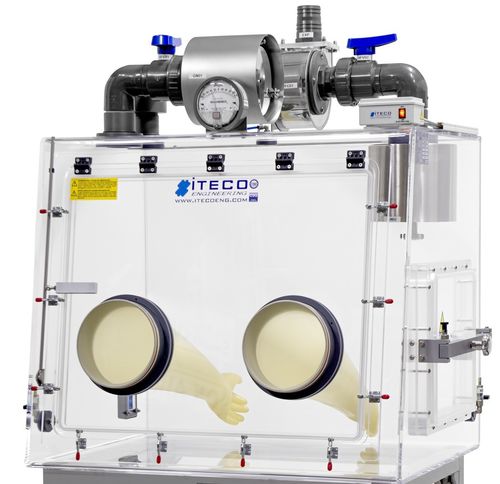 Laboratory glove box - EL102F - ITECO Engineering Italy - for research ...