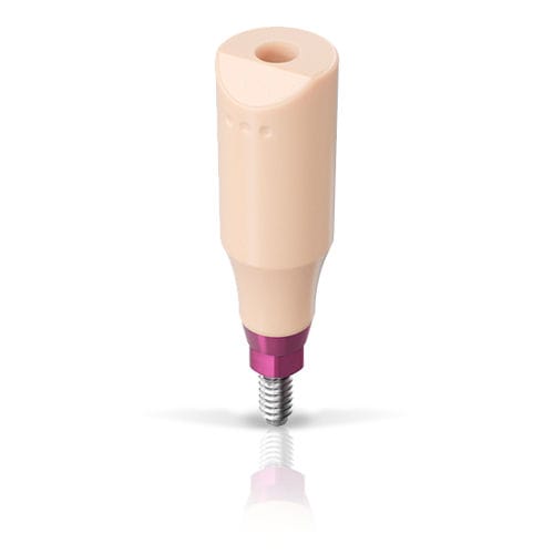 Conical implant abutment - SCANBODIES - Bioner - titanium / PEEK / external