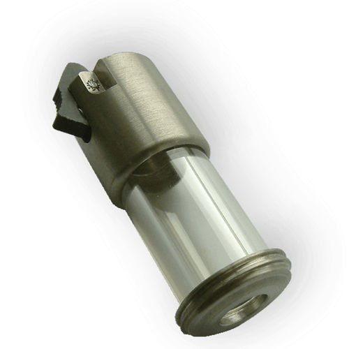 Nuclear medicine syringe - LGH series - Comecer - glass / shielded