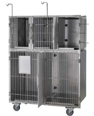 5-compartment veterinary cage - Foschi - containment / for cats / for dogs