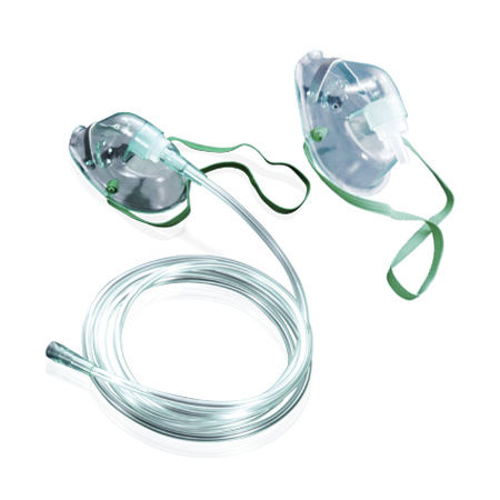 Infant oxygen mask - PN-1109 - JG Moriya - transparent / adjustable